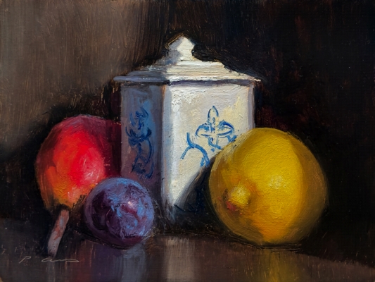Raisins - Peinture | Oil Painting | Nature Morte | Still Life